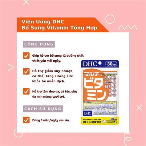 Viên Uống DHC Multi Vitamin 30 NgàyViên Uống DHC Multi Vitamin 30 Ngày