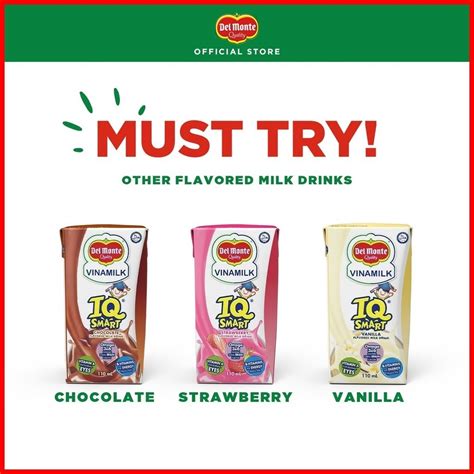 DEL MONTE YOGURT DRINK VINAMILK Strawberry Drinkable Yogurt With Power