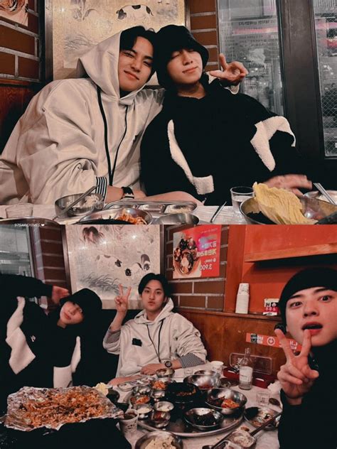 Seventeenden Mingyu Btsten Jung Kook Ve Astrodan Cha Eun Woo Ile