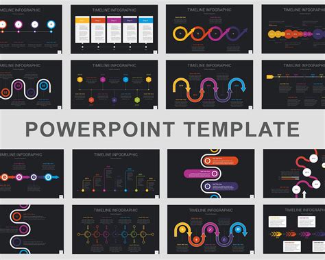 Timeline Powerpoint Slides Powerpoint Template Minimalist TIMELINE INFOGRAPHIC Powerpoint