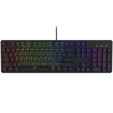 Tecware Phantom RGB Braided USB Wired Mechanical Gaming Full Size Keyboard Outemu Red Switch