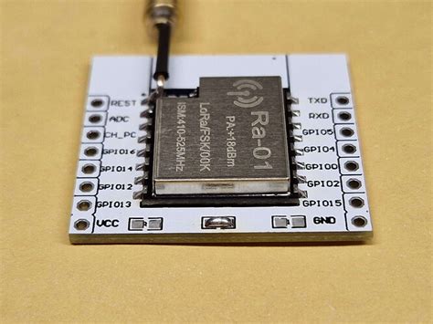 LoRa Ra 01 But With ESP 12F Breakout Board Parts Help Fritzing Forum
