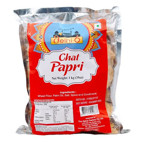 Delhi 6 Chat Papri 1kg Papdi India At Home