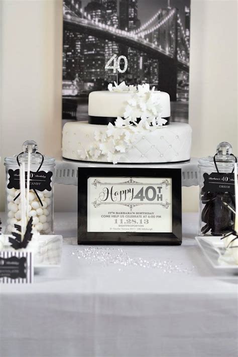 Celebrate In Style 40th Birthday Decor Ideas With These Creative And