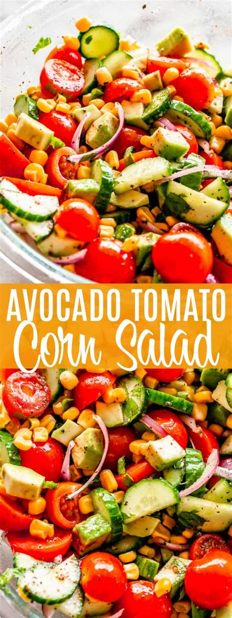 Corn Salad With Tomatoes And Avocado Diethood