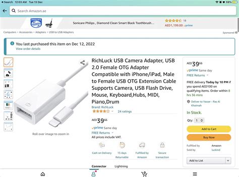 Does A Usb To Lightning Dongle Work With A Wired Mouse R Ipad