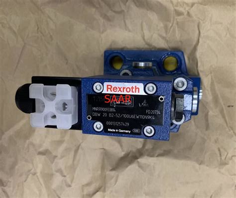 Pilot Controlled Pressure Relief Valve R900933814 Dbw20b2 52 100u6ew110n9k4 Dbw20b2 5x