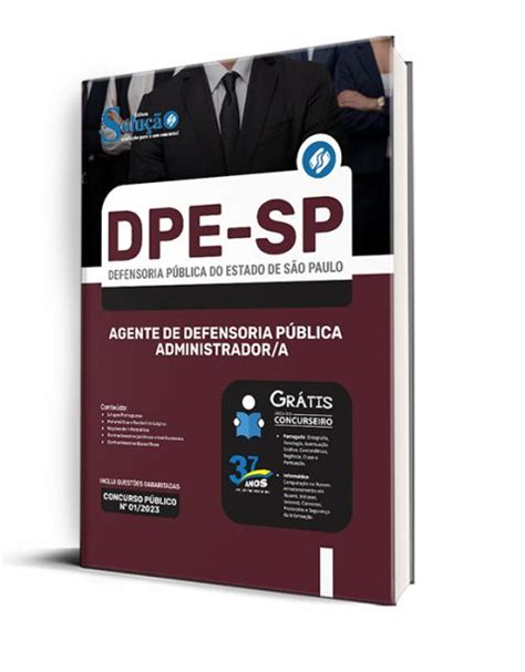 Apostila DPE SP Agente de Defensoria Pública Administrador a