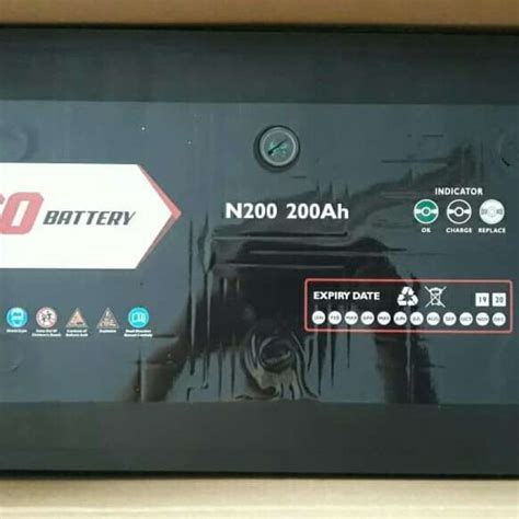 Promo Aki Accu N200 12v 200ah Maintenance Free Aki Kering Diskon 33