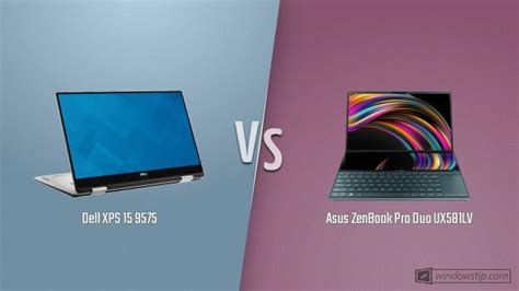 Dell Xps Vs Asus Zenbook Pro Duo Ux Lv Full Specs Comparison
