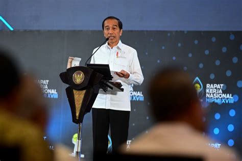 Presiden Jokowi Resmikan Pembukaan Rakernas XVIII HIPMI