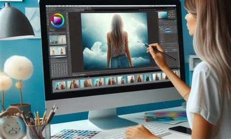 فتوشاپ قرار دادن دو عکس کنار هم مکتوب
