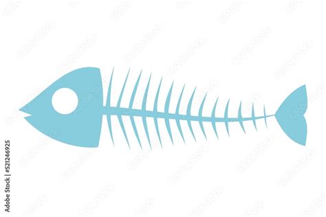 魚の骨のイラスト素材 Stock Illustration Adobe Stock
