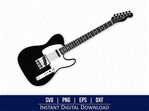 Electric Guitar Svg Music Svg Guitar Svg Electric Guitar Etsy
