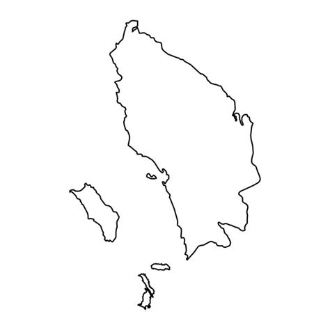 Carte De La Province De Sumatra Du Nord Division Administrative De L