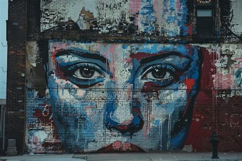 Exploring The Impact Of Street Art On Urban Enviro Generative Ai Premium Ai Generated Image