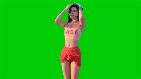 Sexy Video Green Screen Video No Copyright Green Background Effects Croma Key Butifull Girl