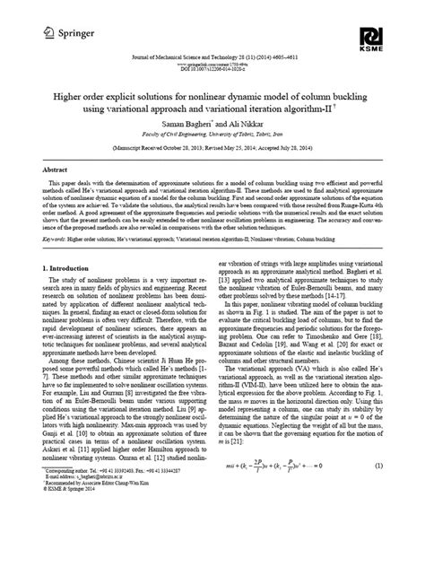 70 Higher Order Explicit Solutions For Nonlinear Dynamic Model Of