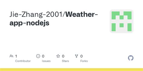 Github Jie Zhang 2001weather App Nodejs