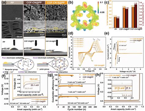 A Sem Image Cross‐section Sem Image And Contact Angle Test Of