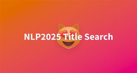 Nlp2025 Title Search A Hugging Face Space By Kaisugi