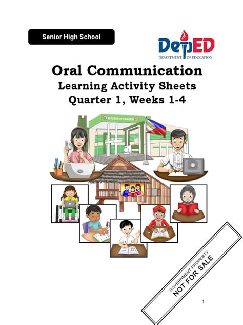 Oral Communication Quarter 1 Weeks 1 4 Pdf Communication