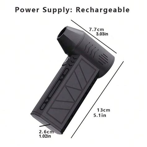 Turns High Speed Violent Turbo Fan Camping Fan Handheld Fan Turbo Fan