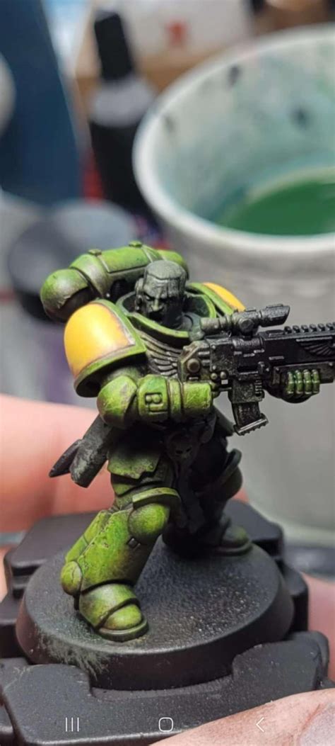 Finished A Test Model Mantis Warriors Armor Rwarhammer40k
