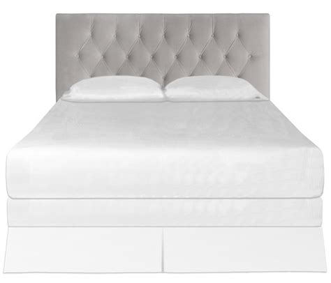 Fillmore Queen Tufted Headboard Linen Talc Headboard Tufted