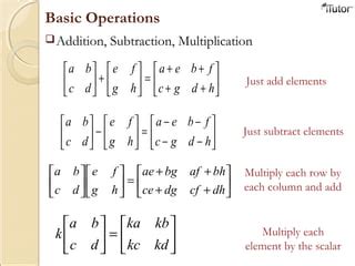 Linear Algebra And Matrix PPT Physics Science