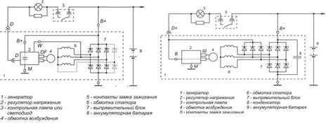Реле регулятора напряжения генератора где находится схема замены и