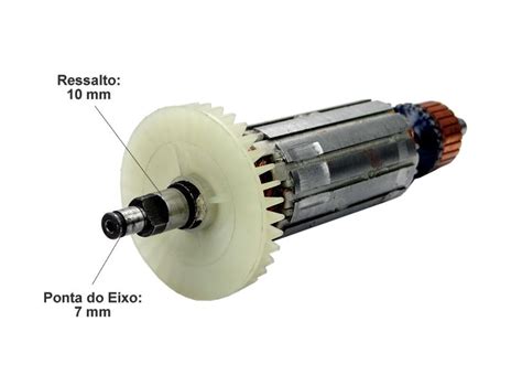 Cisel Express Induzido compatível Makita MGA 450 MGA 452 MT 952 Esmerilhadeira Eixo 152 mm