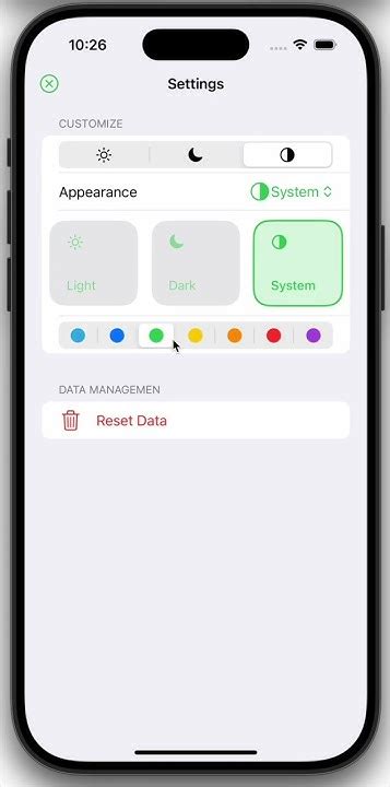 Dark Mode Switch Light Dark Auto In Swiftui App Youtube