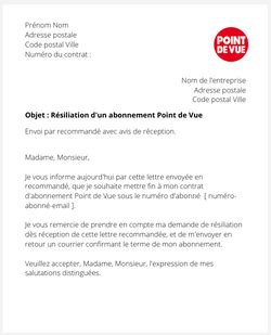 La R Siliation D Un Abonnement Point De Vue