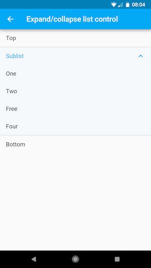 Dart What Are The Options Of Collapsable List Widgets In Flutter