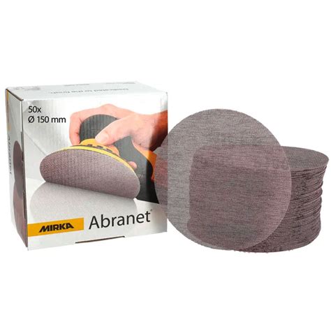 Disque abrasif auto agrippant Abranet Ø 150 mm par 50 MIRKA Bricozor