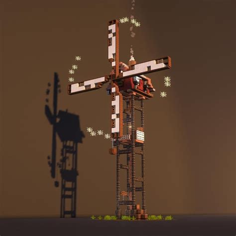Made A Steampunk Windmill R Minecraftbuilds