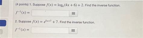Solved Points Suppose F X Log X Find Chegg
