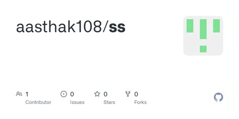 Github Aasthak108 Ss
