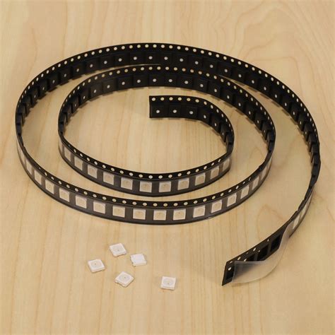 200pcs Ws2812b Rgb Led Chip 5050smd White Pcb Ws2812 Individually Addressable Pixels Dc5v