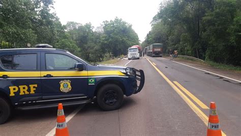 Trânsito Na Br 386 é Liberado Parcialmente No Local Do Acidente Desta