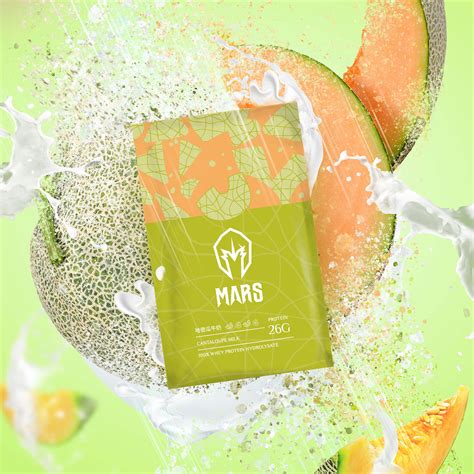 Mars Cantaloupe Milk Flavor Whey Protein 35g X 30pcs Hydrolysate
