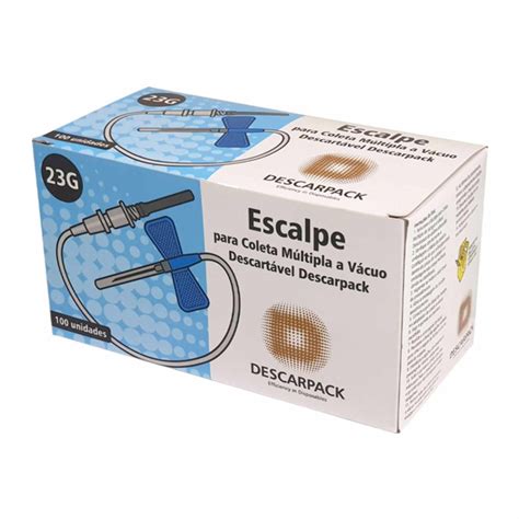 Escalpe Coleta Múltipla Vácuo 23g Cirúrgica Paulista