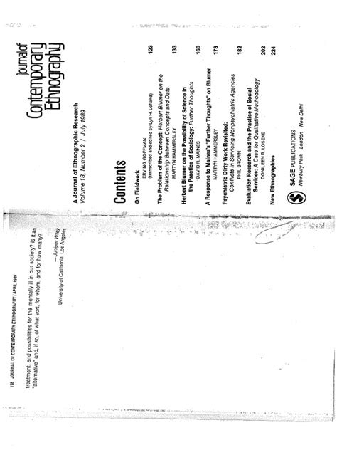On Fieldwork E Goffman Pdf