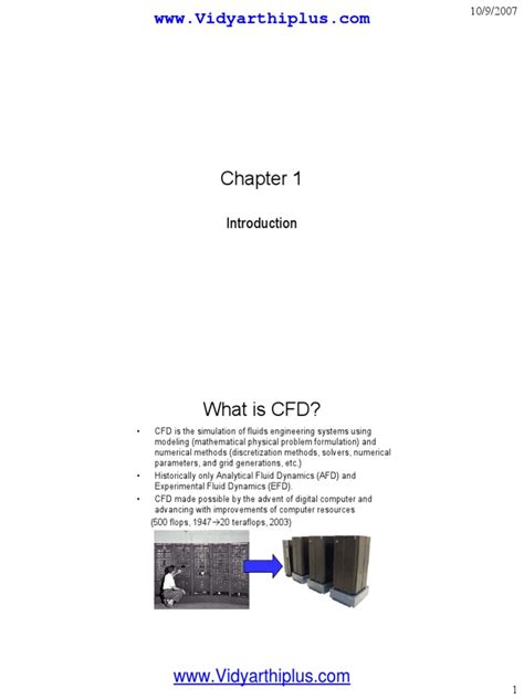 Cfd Notes Pdf Computational Fluid Dynamics Finite Element Method