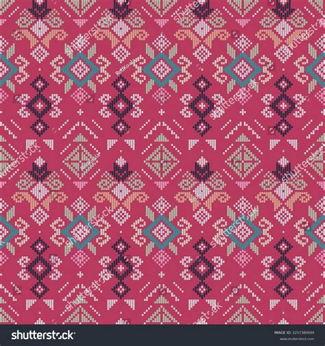 Filipino Folk Art Yakan Weaving Inspired Stock Vector Royalty Free