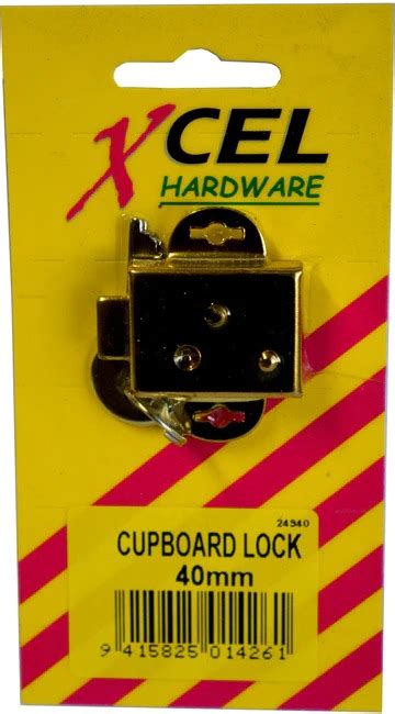 Cupboard Lock Xcel 249 40mm Read Bros Hardware
