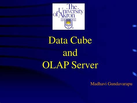 PPT Data Cube And OLAP Server PowerPoint Presentation Free Download