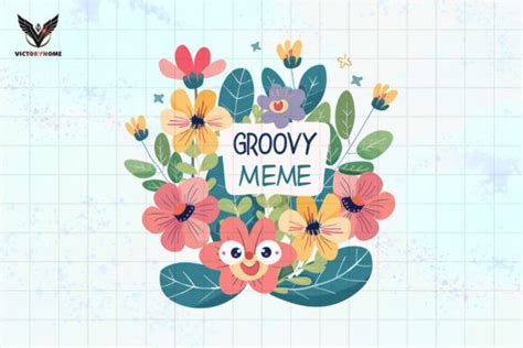 Groovy Meme Sublimation Clipart Png Graphic By Victoryhome · Creative