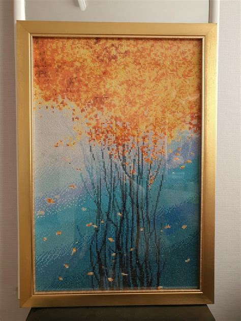 풍수에좋은 보석 십자수 액자 세컨웨어